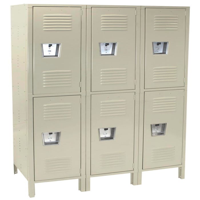 Republic Qwik-Ship Lockers, 2-Tier, 3 Wide | School Specialty