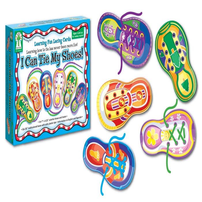 Carson Dellosa Learning Fun Lacing Card