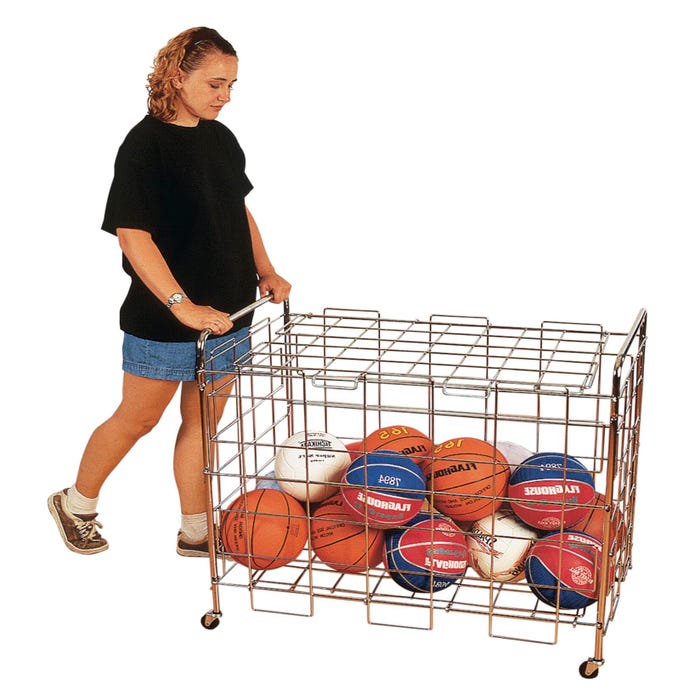 FlagHouse Indoor Ball Carrier, Steel | School Specialty