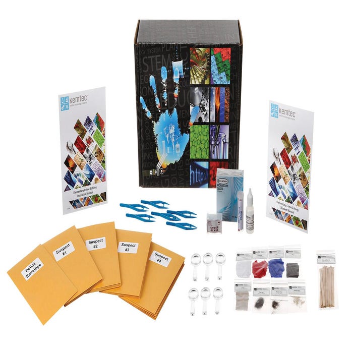 Kemtec Elementary Crime Solving Clasroom Kit | School Specialty