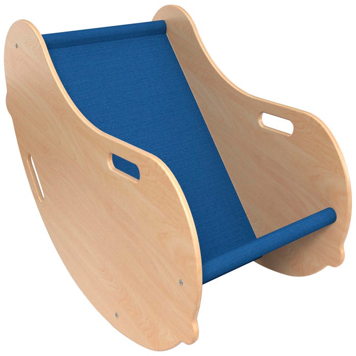 Abilitations Chair Rocker Sling, Blue Fabric