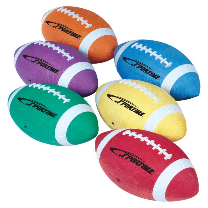 Sportime Gradeballs Mini Football, Size 4, Set of 6