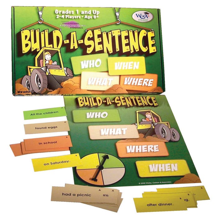 WCA Sentence Building Game