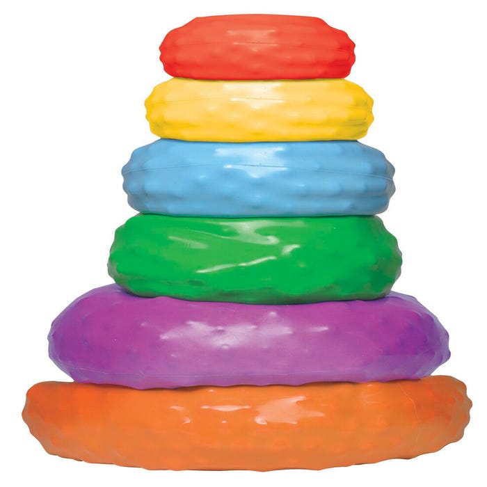 Sportime Yuck-E-Medicine Balls, Assorted Colors and Sizes, Set of 6