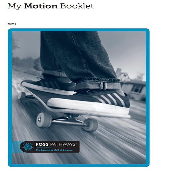 FOSS Pathways Motion Student Consumable Booklet | School Specialty